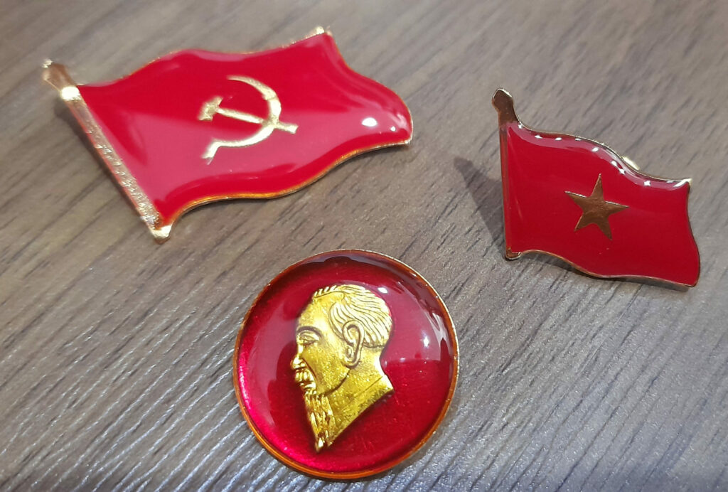 Vietnam Communist Pins (x3) - Luna Oi!