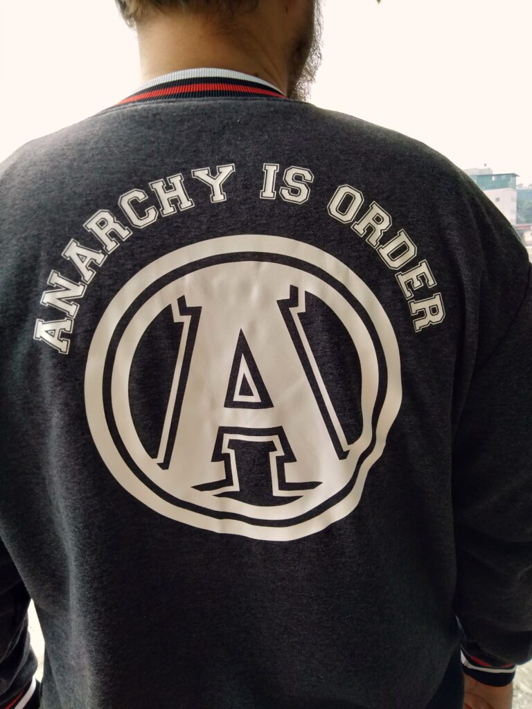 Embroidered Anarchist Bomb-Thrower Jacket - Luna Oi!